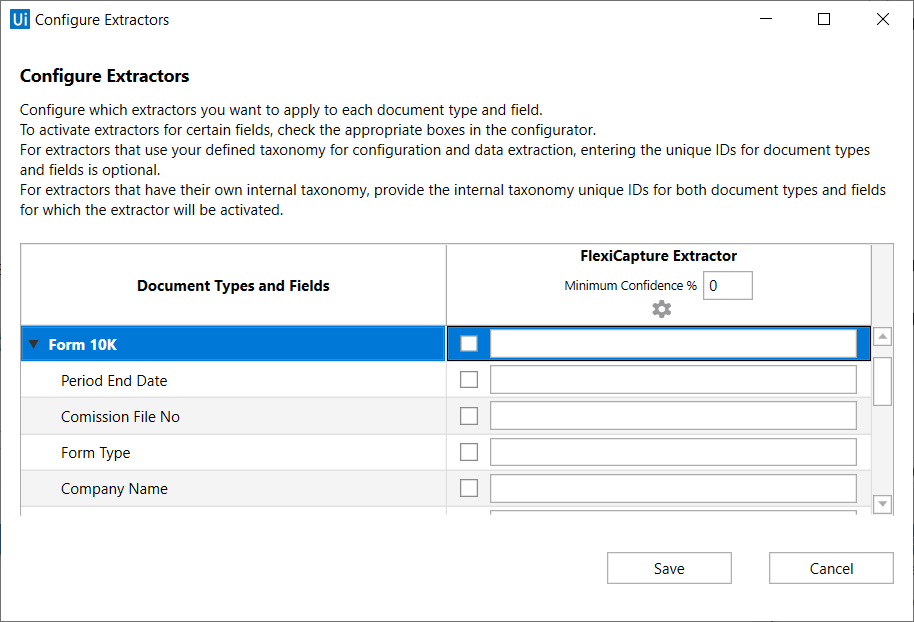 Document Understanding – FlexiCapture Extractor