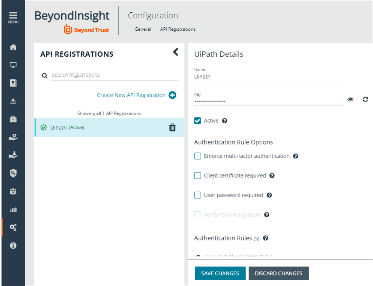 Orchestrator – BeyondTrust-Integration