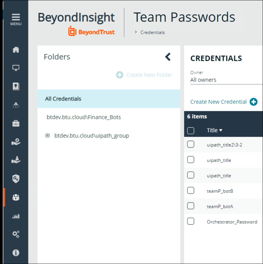 Orchestrator – BeyondTrust-Integration