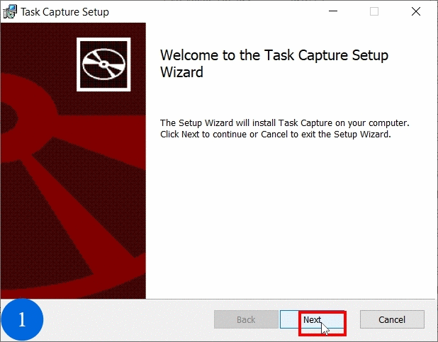 Task Capture - Installieren von Task Capture