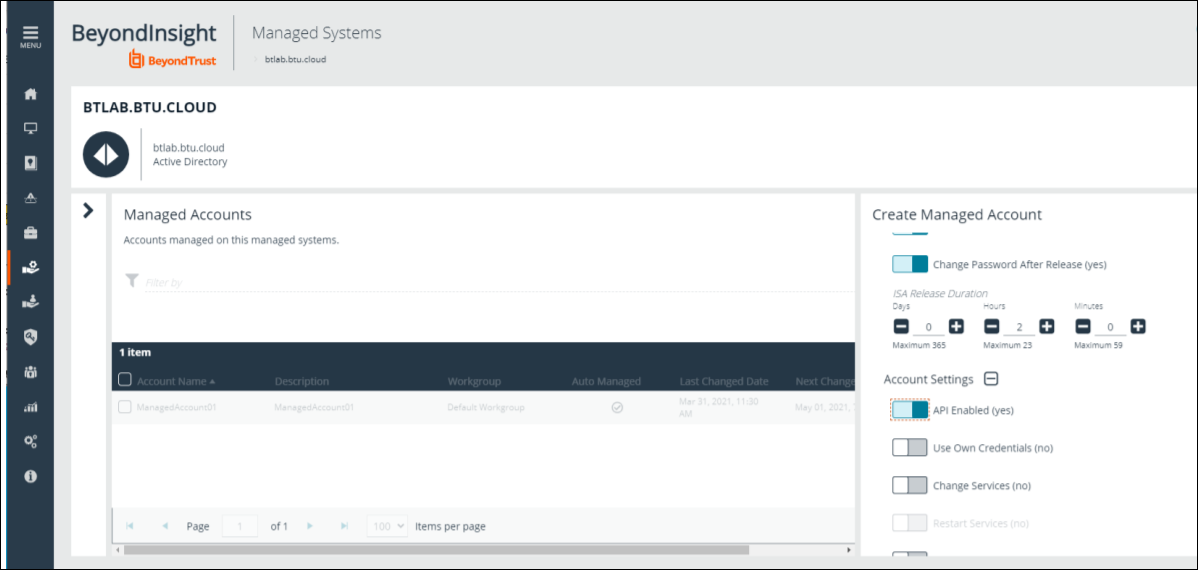 Orchestrator: integración de BeyondTrust