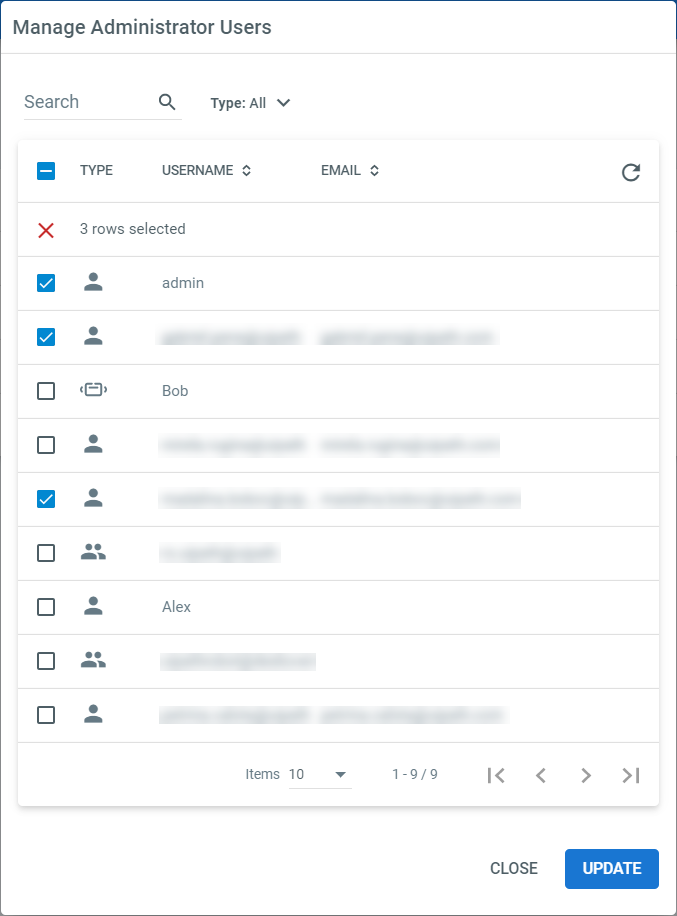 Orchestrator: gestión de roles