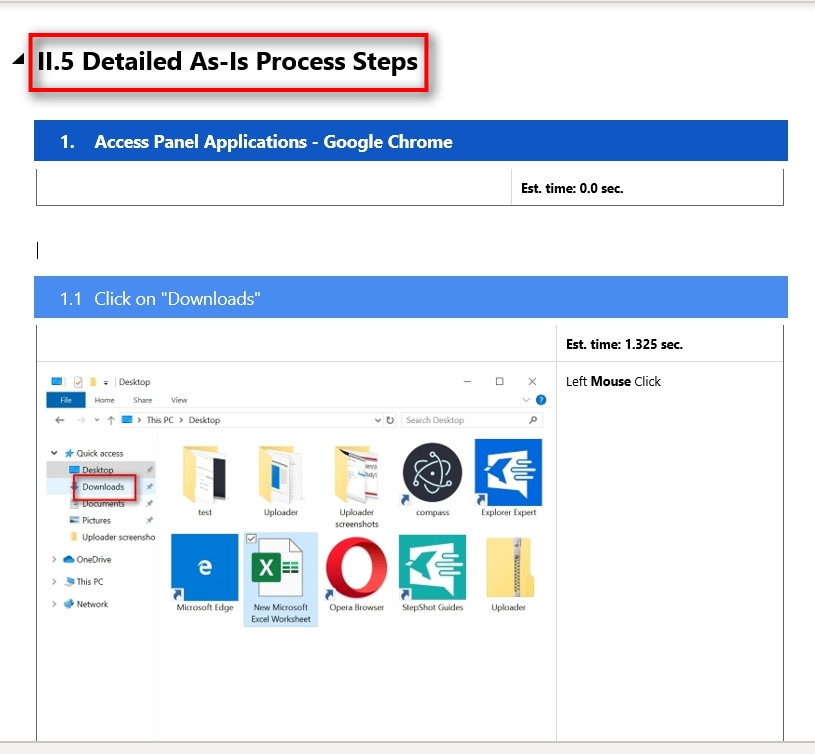 Task Capture: detalles sobre el PDD