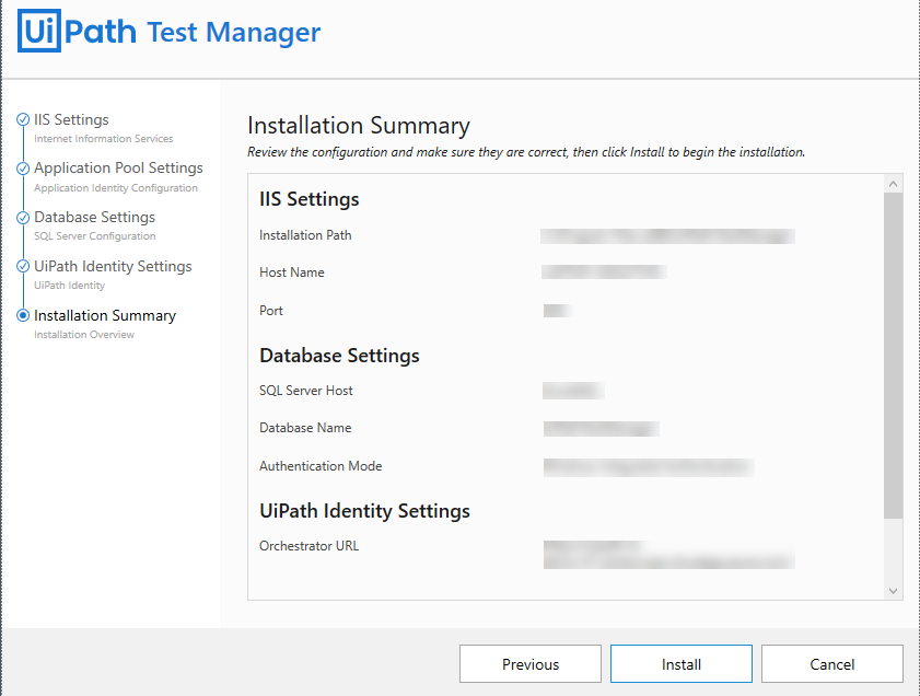 Test Suite: pasos de instalación