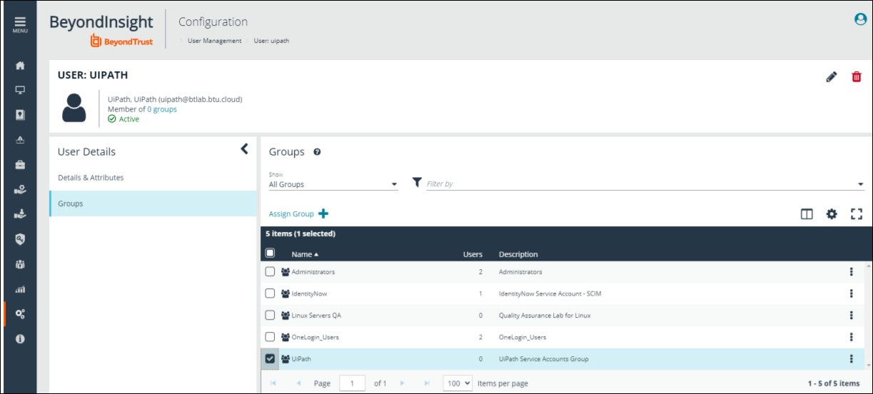 Orchestrator - Intégration BeyondTrust