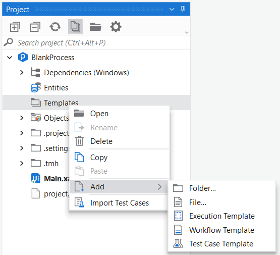 Studio - Workflow à partir d'un modèle