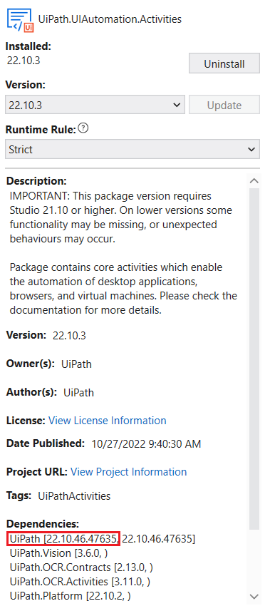 Studio - UiPath Remote Runtime