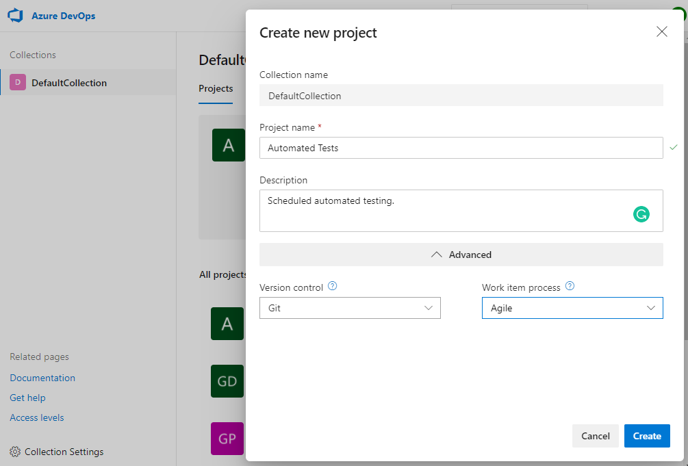 Test Suite - Azure DevOps