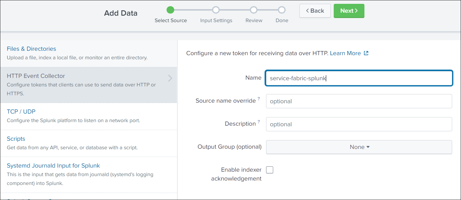 Automation Suite - Splunk を設定する