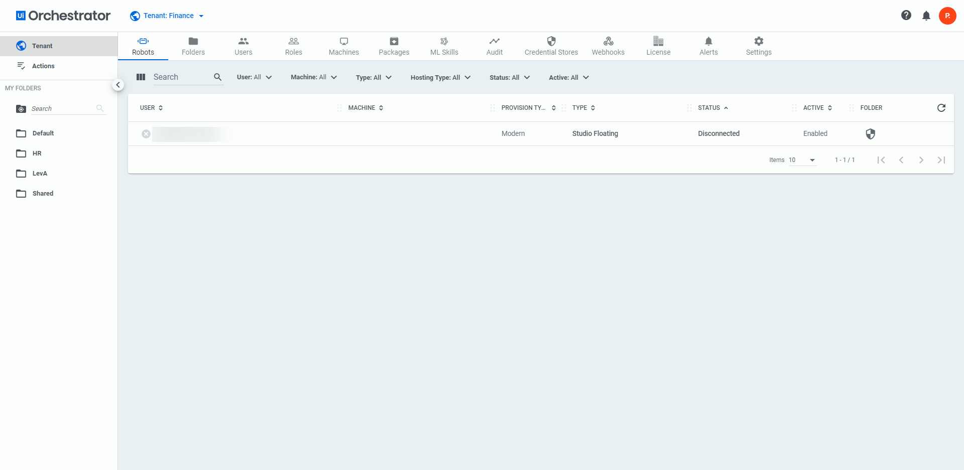Orchestrator - 個人用ワークスペース