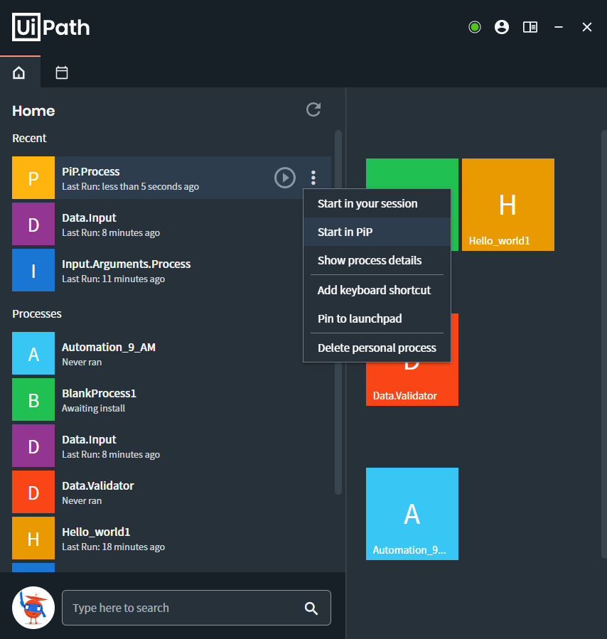 Robot - PiP の詳細