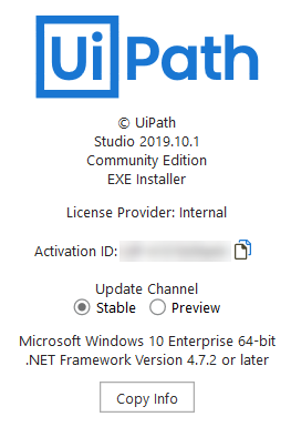 Studio - Studio を更新する