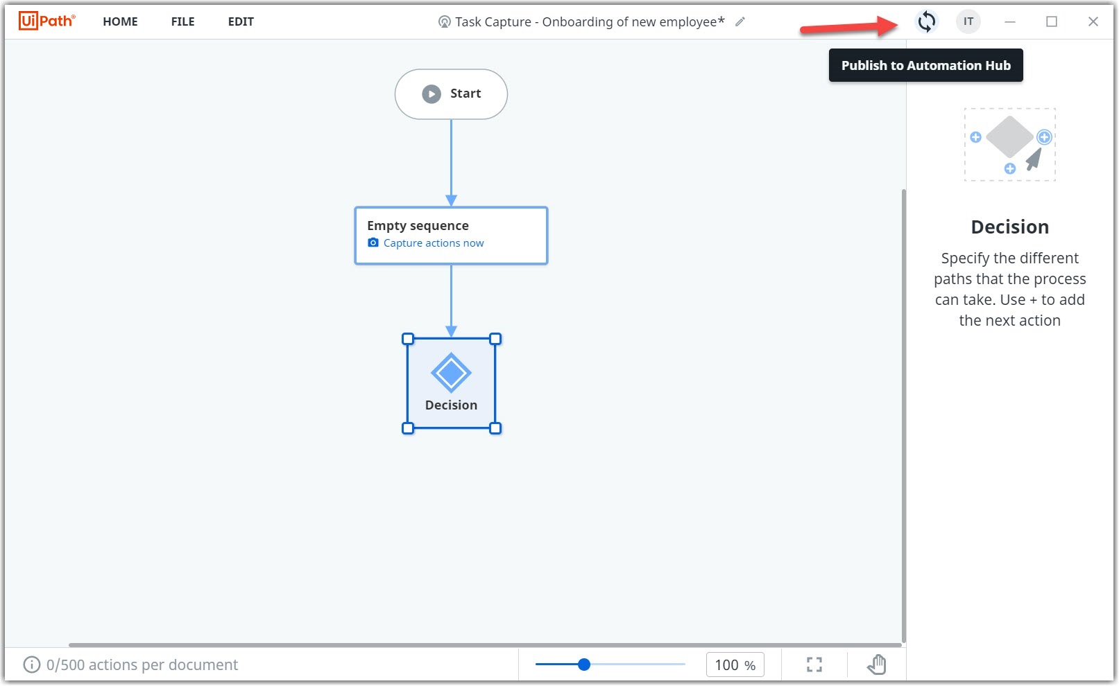 Task Capture - UiPath Test Manager