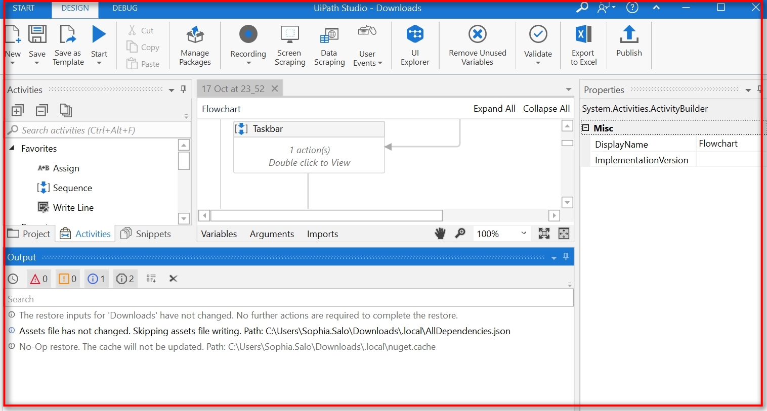 Task Capture - UiPath Studio
