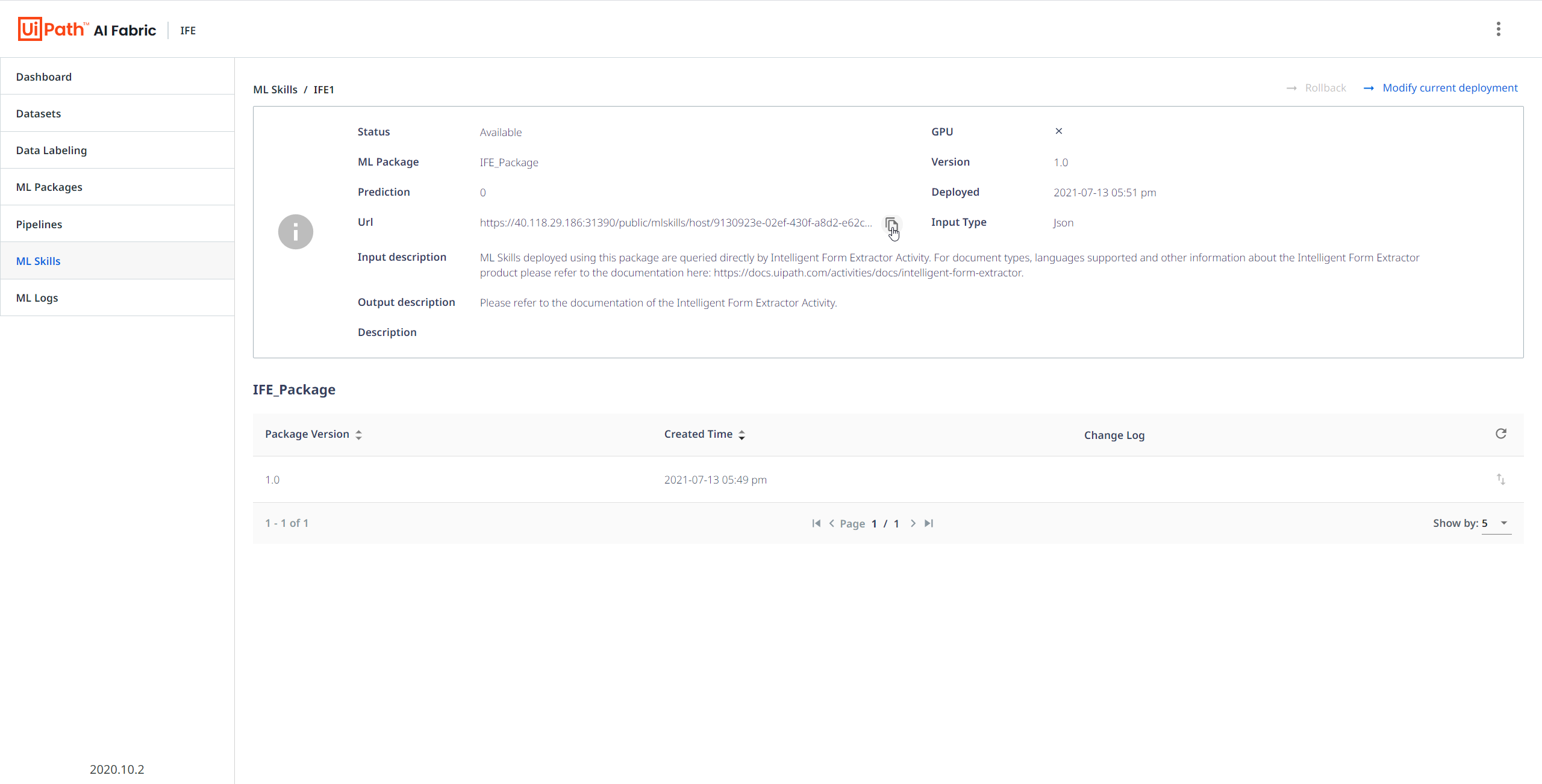 Document Understanding - Instalação e uso do Intelligent Form Extractor
