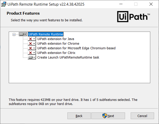 Studio - UiPath Remote Runtime