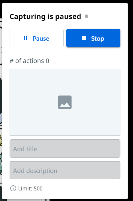 Task Capture - Documentação do processo