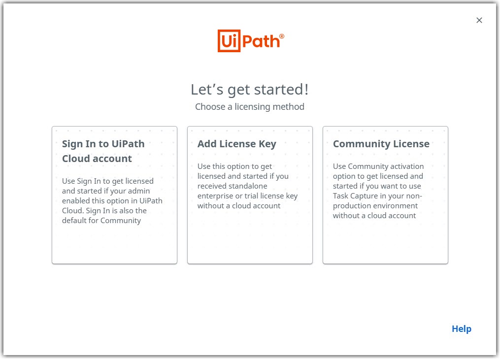 Task Capture - Ativando o Task Capture