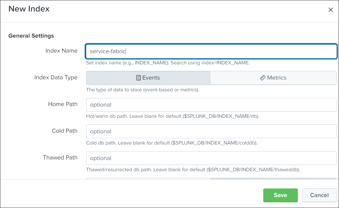 Automation Suite - 设置 Splunk