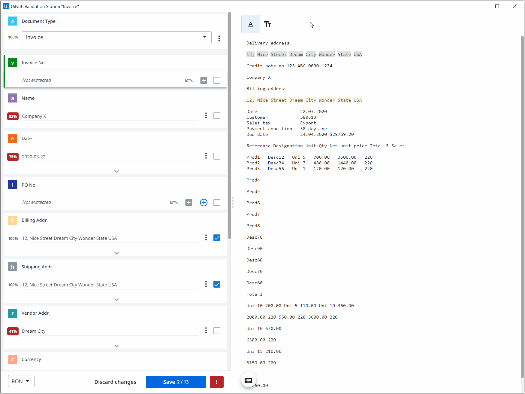 Document Understanding - 验证站点