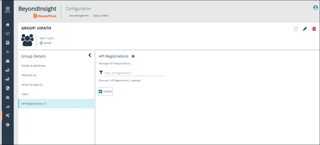 Orchestrator - BeyondTrust 集成